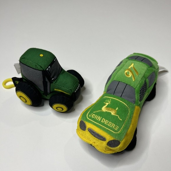 John Deere | Toys | John Deere Plush Keychain Toy Tractor Nascar Bean ...